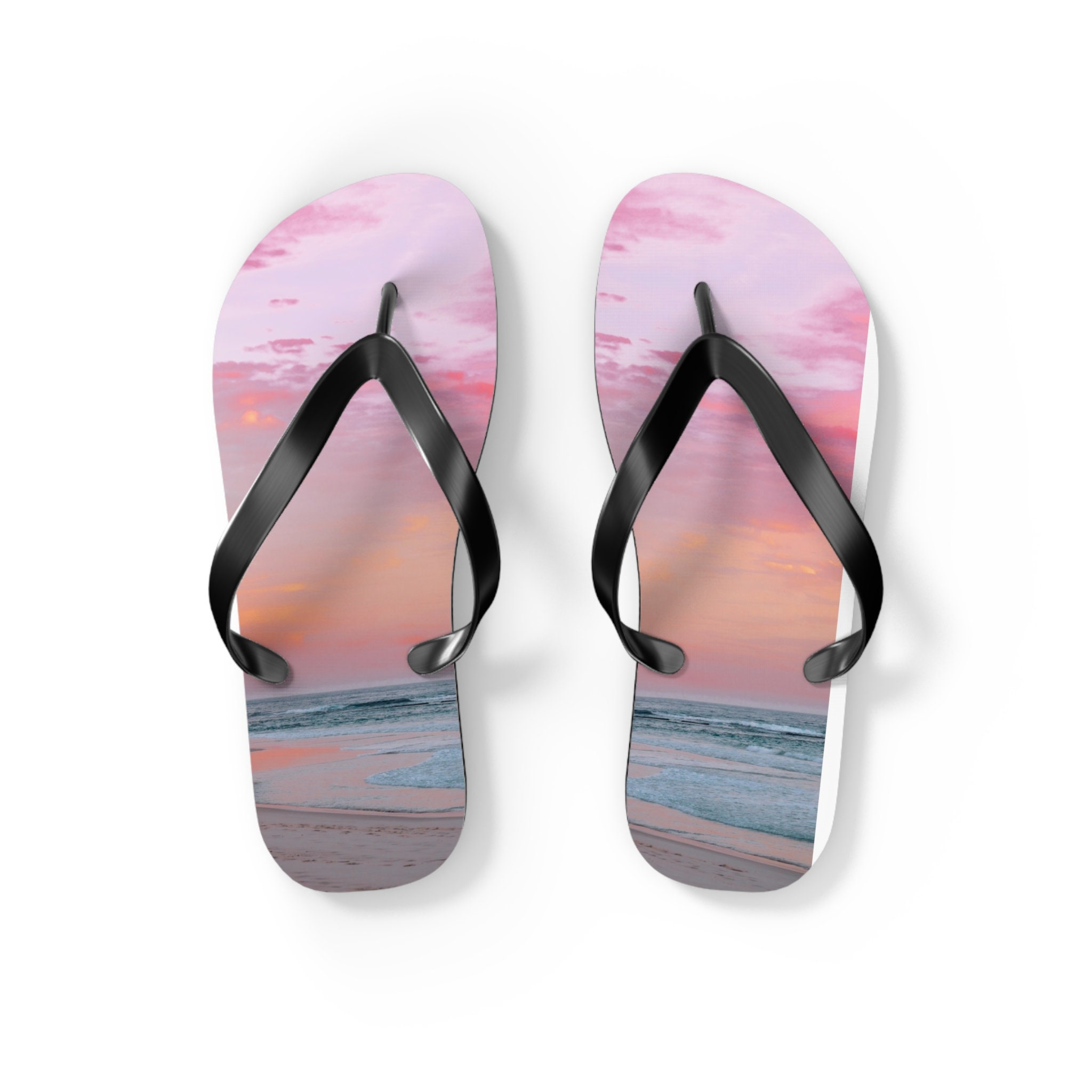 Graphic Women's Flip Flops | Summer Comfort Slides - Etsy