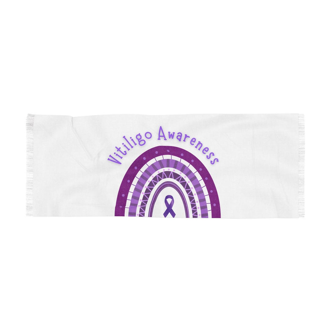 Vitiligo Awareness Light Scarf, Christmas Gift - Scarf, Neck Wrap ...