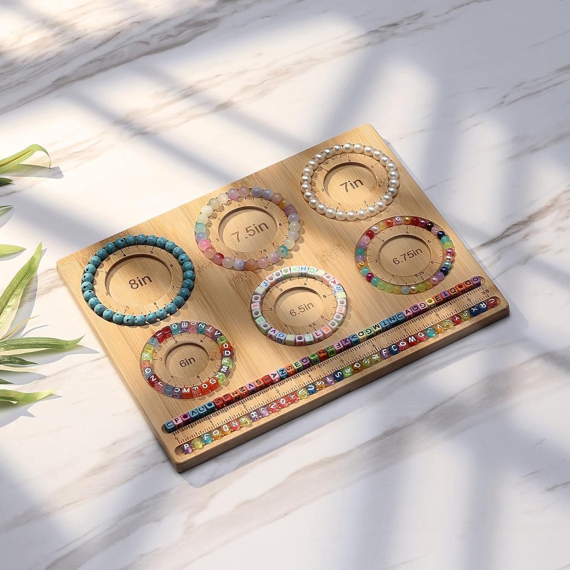 Bead Board for Jewelry Making, Bamboo Beading Board for Jewelry ...