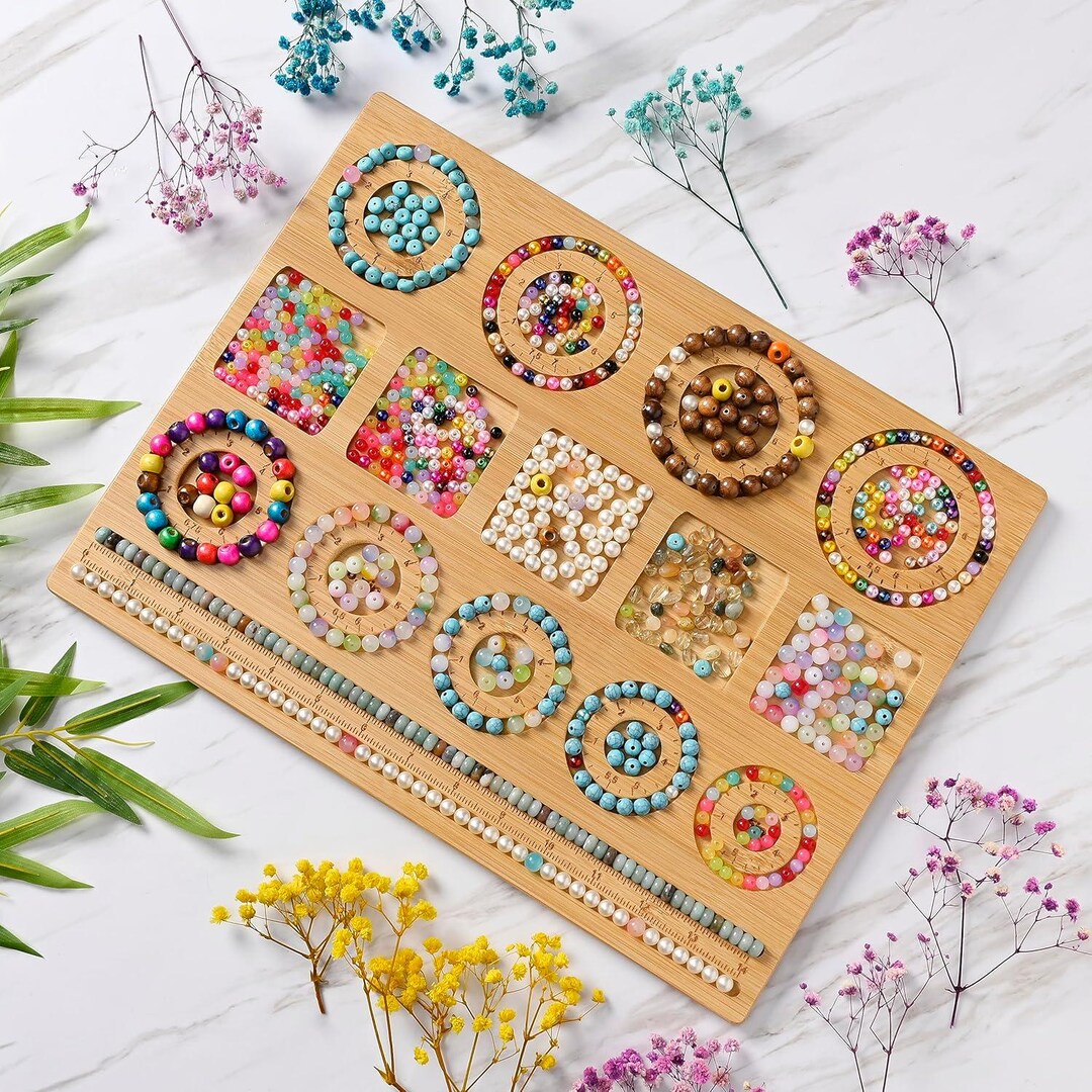 Bead Board, for Jewelry Making Bamboo Beading Board for Jewelry ...