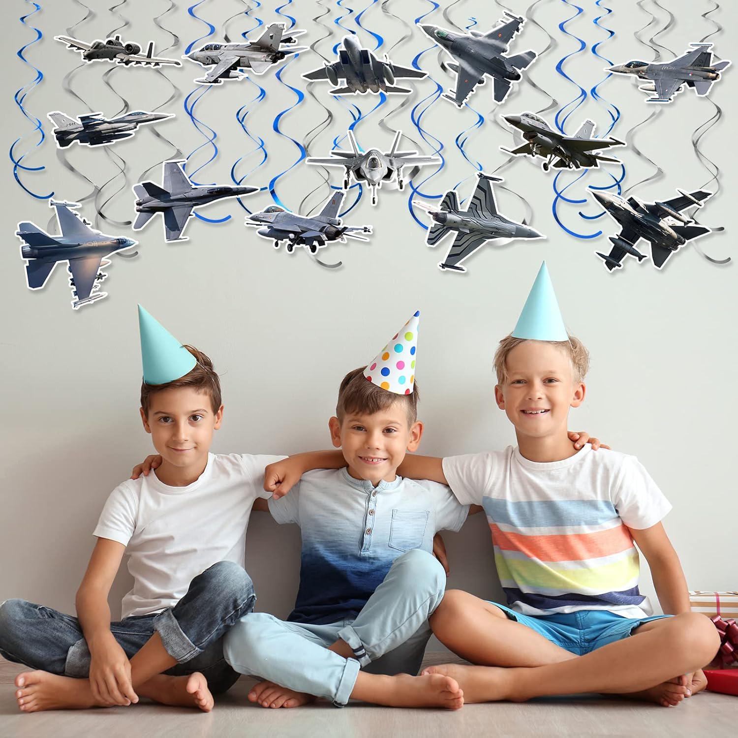 Airplane Hanging Swirl Decoration Hanging Swirls Supplies Cool Plane ...