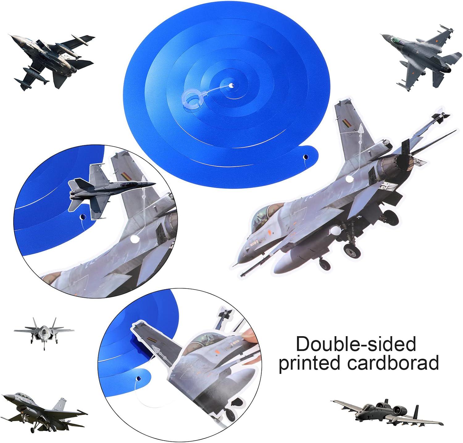 Airplane Hanging Swirl Decoration Hanging Swirls Supplies Cool Plane ...