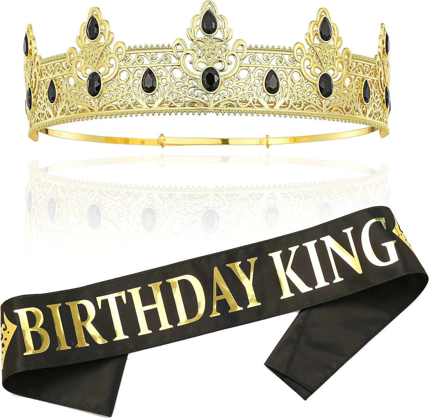 Birthday King Crown and Birthday King Sash,birthday Gifts for Men ...