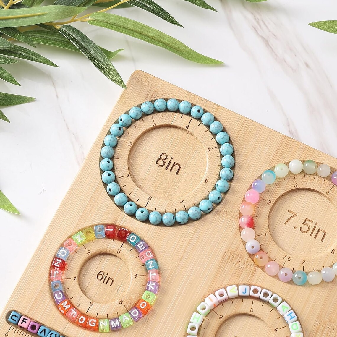 Bead Board for Jewelry Making, Bamboo Beading Board for Jewelry ...