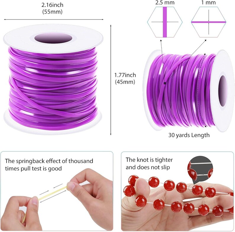 Plastic Lanyard String, 12 Packs Plastic Lacing Cord Gimp String Kit ...