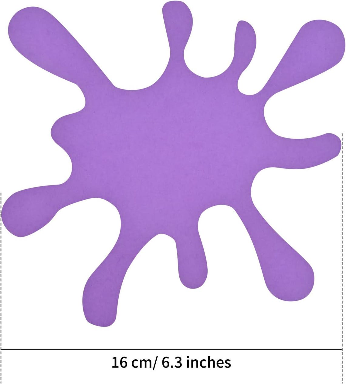 Paint Splatter Cutouts Colorful Art Painting Party Decorations Art ...
