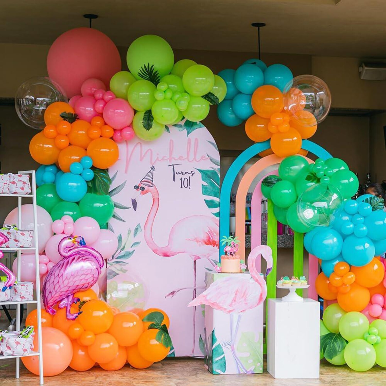 Tropical Balloon Arch Garland Kit Flamingo Pineapple Balloon for Summer ...