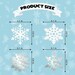 Cristmas Winter Wonderland Snowflake Hanging Swirls Party Decoration ...