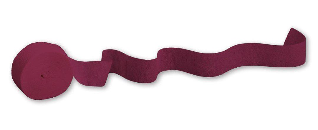 Burgundy Red Crepe Streamer Roll, 81 Ft - Etsy