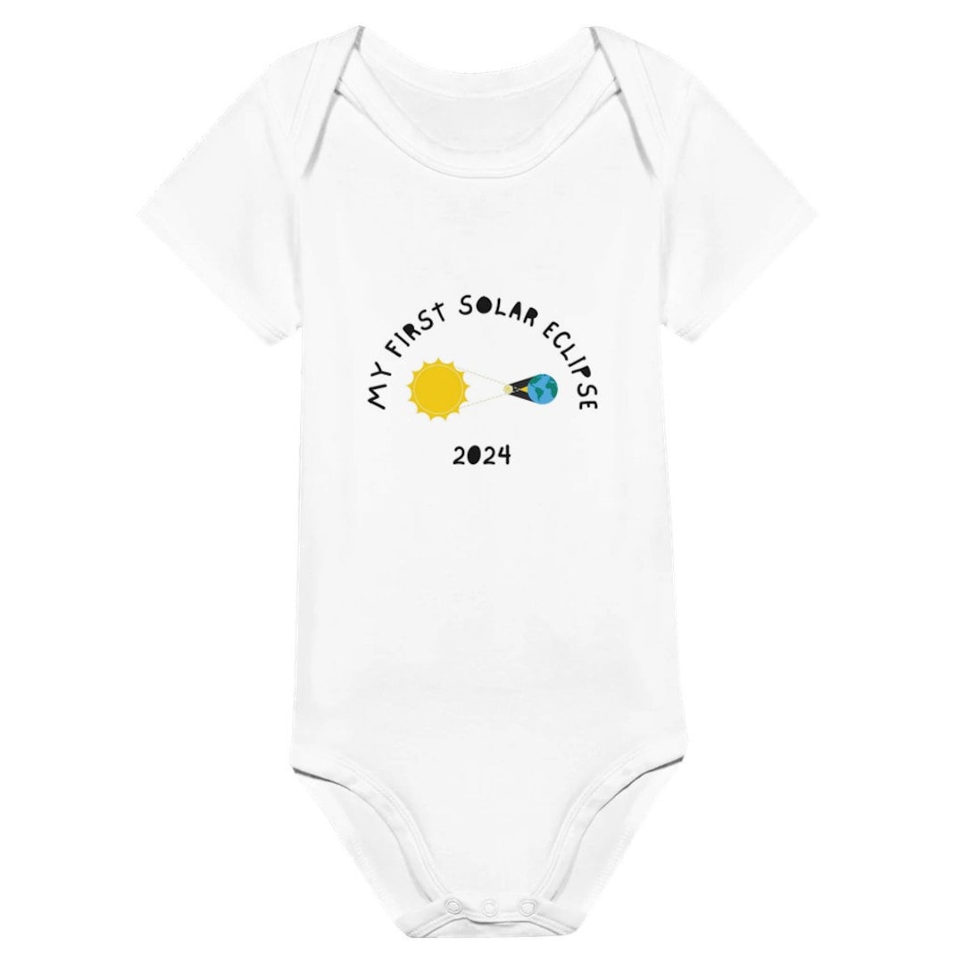 My First Solar Eclipse Classic Baby Short Sleeve Onsie - Etsy