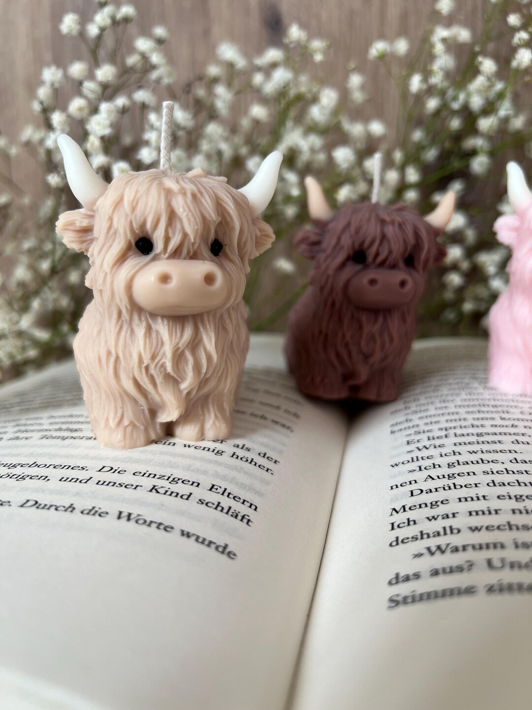 Highland Cow Candle | Highland Cattle Decor | Cow Candle | Gift for ...