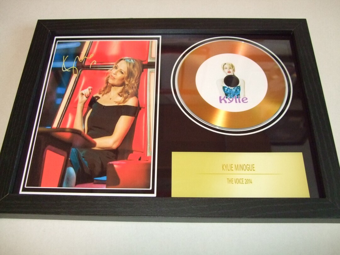 Kylie Minogue Signed Framed - Etsy