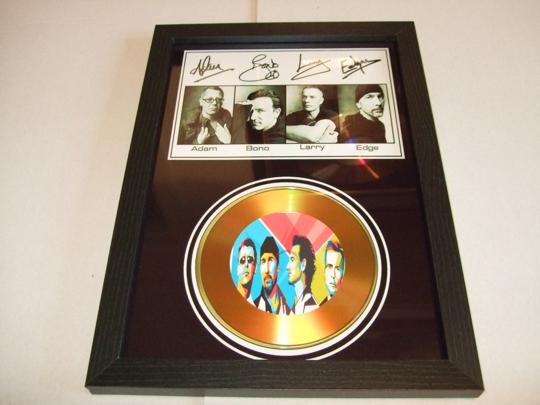 U2 Signed Framed - Etsy New Zealand