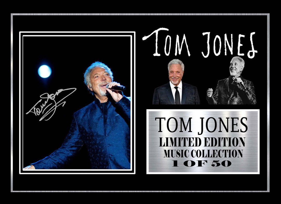 Tom Jones Signed Framed - Etsy
