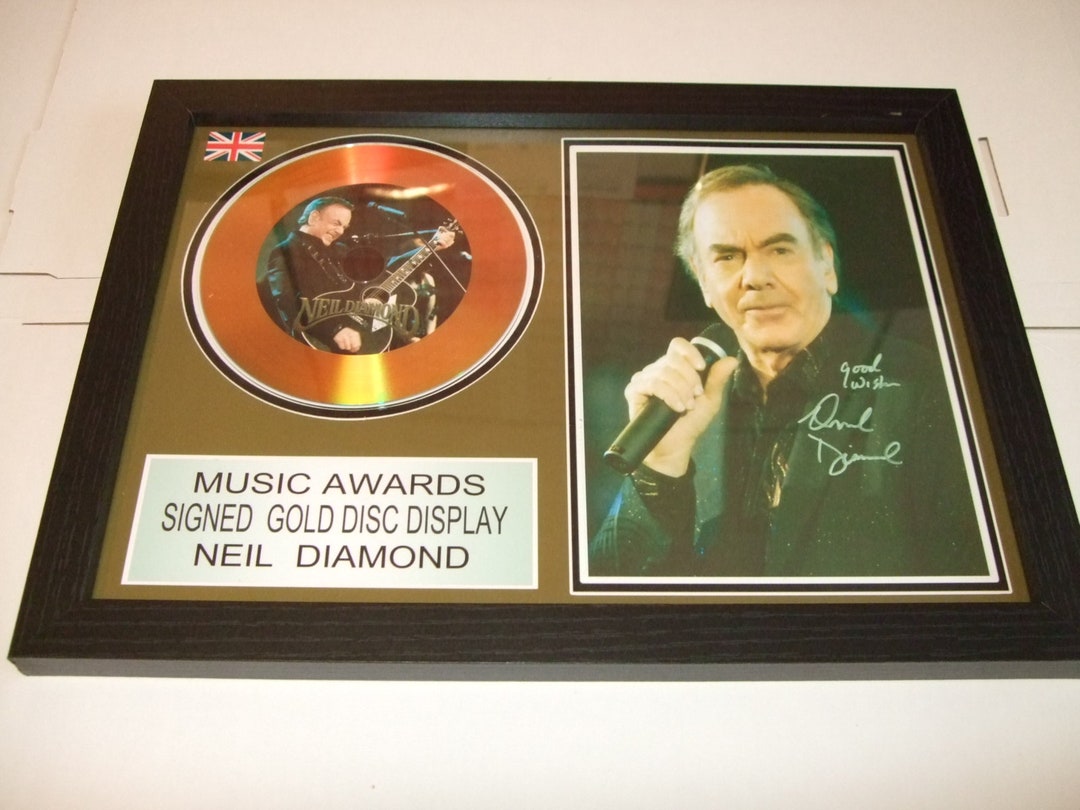 Neil Diamond Signed Framed - Etsy