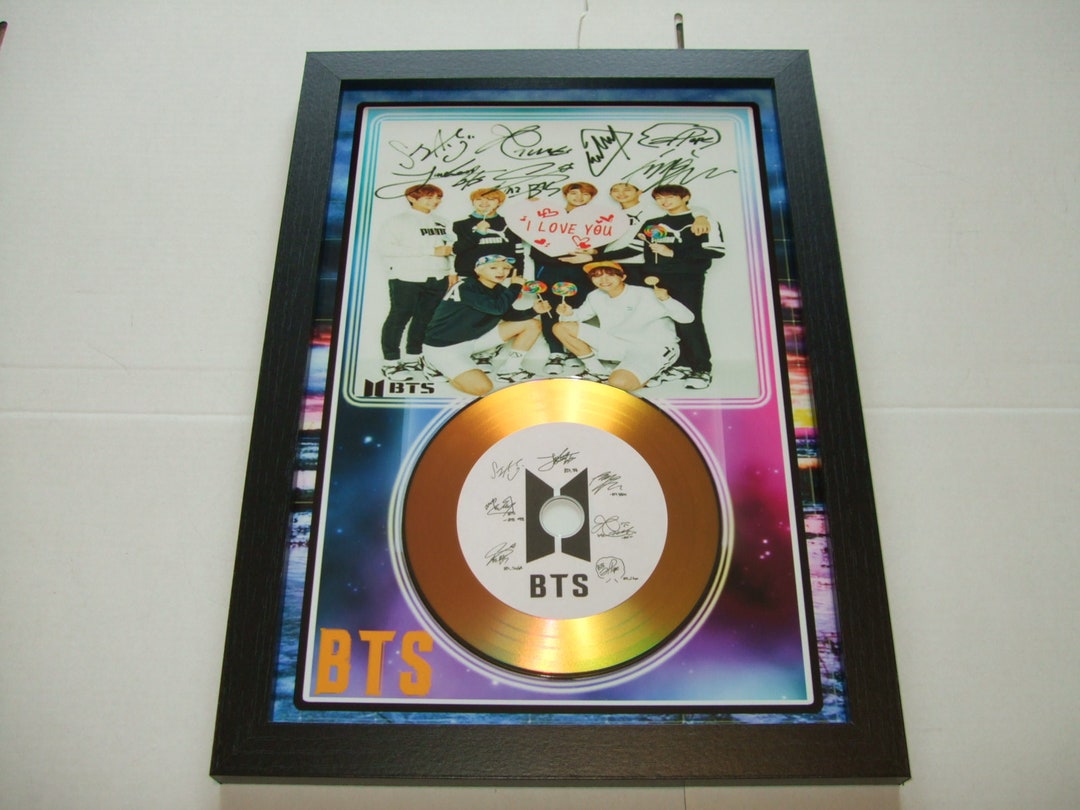 Bts Signed Framed - Etsy