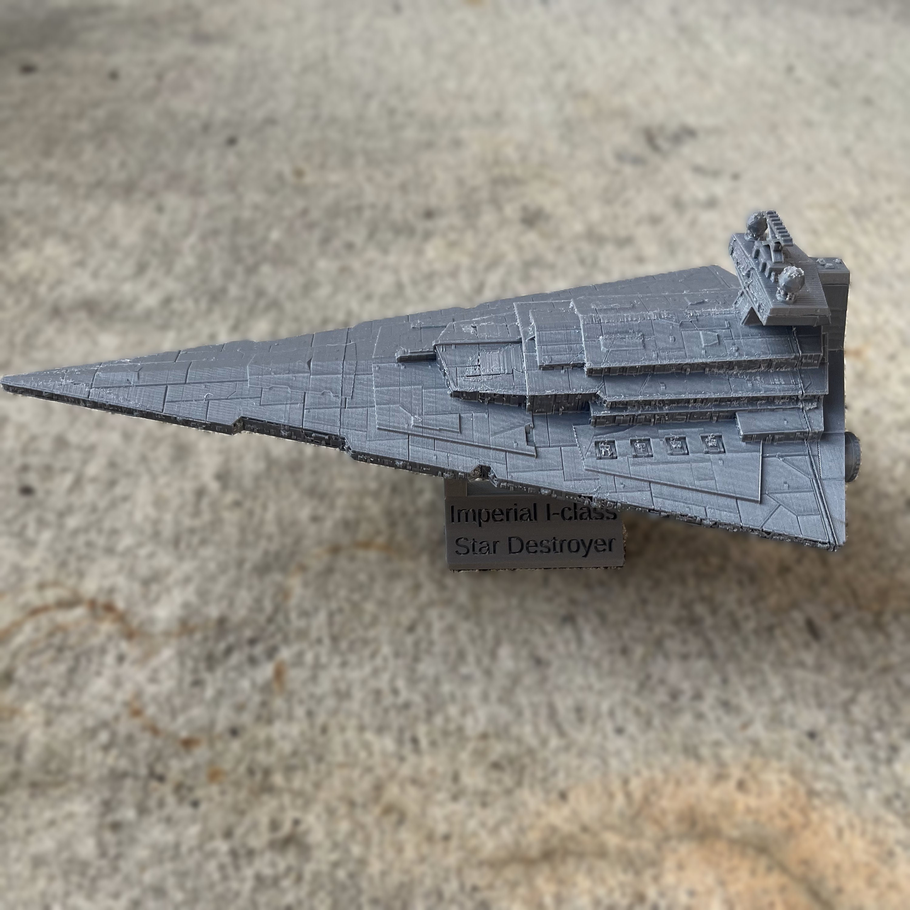 Star Wars Imperial Star Destroyer Model With Stand class One ISD ISD1 9 ...