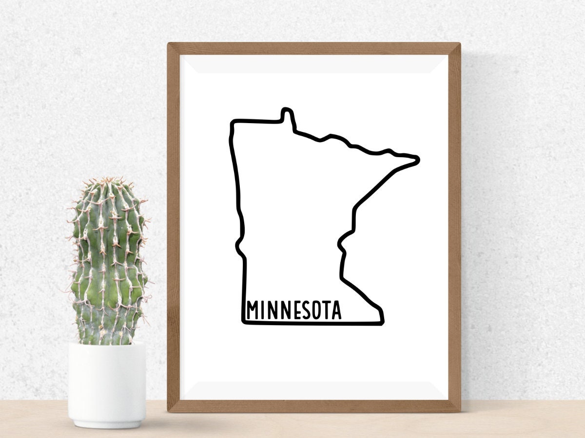 Minnesota SVG States SVG State SVG State Outline Svg Minnesota Png ...
