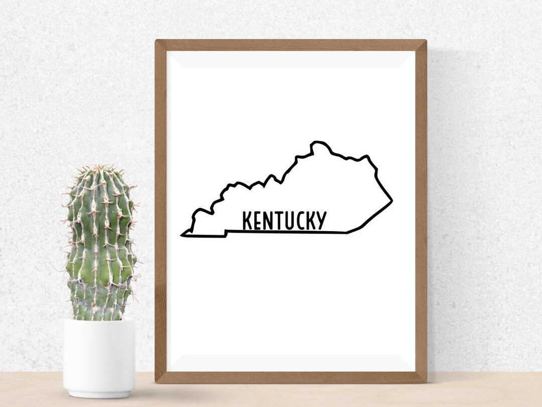Kentucky SVG | Staaten SVG | Zustand SVG | Zustand Umriss geschnitten ...