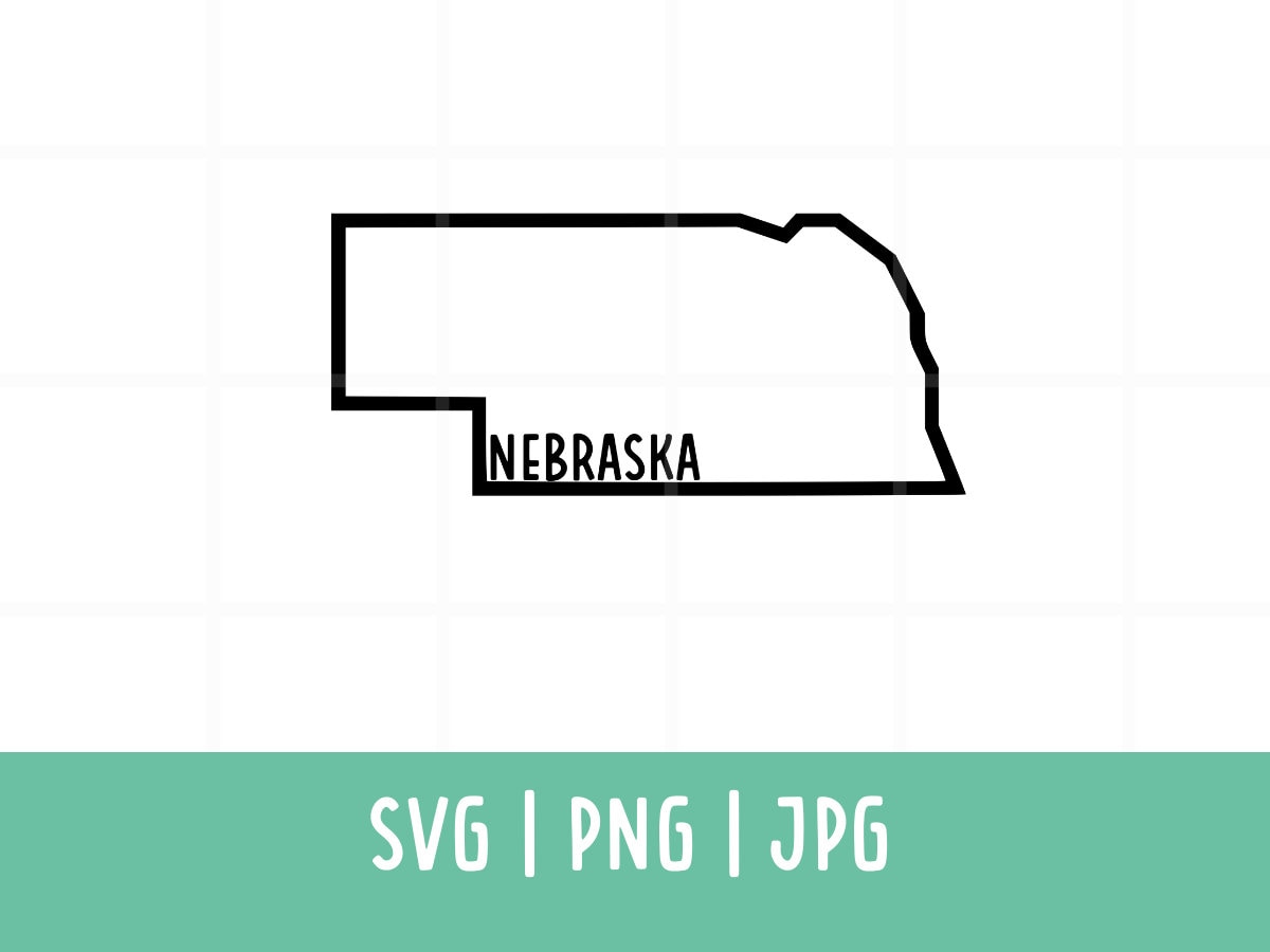 Nebraska SVG States SVG State SVG State Outline Svg Nebraska Png ...