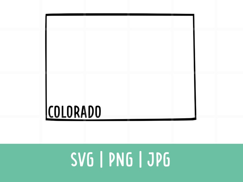 Colorado SVG | States SVG | State SVG | State Outline Svg | Colorado ...