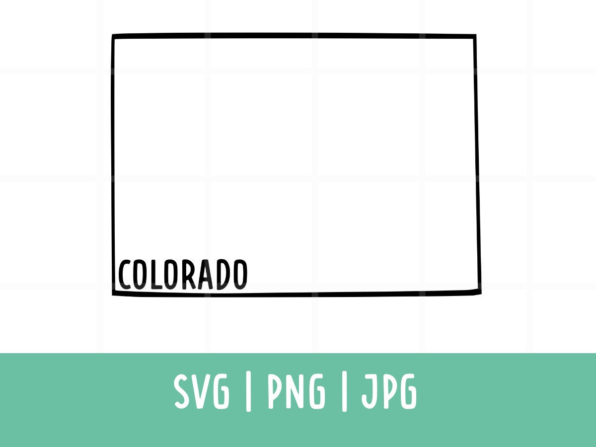 Colorado SVG | States SVG | State SVG | State Outline Svg | Colorado ...