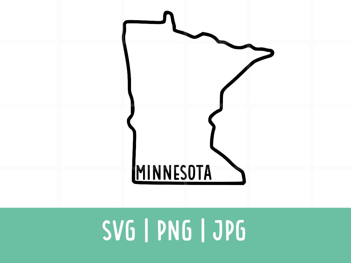 Minnesota SVG States SVG State SVG State Outline Svg Minnesota Png ...
