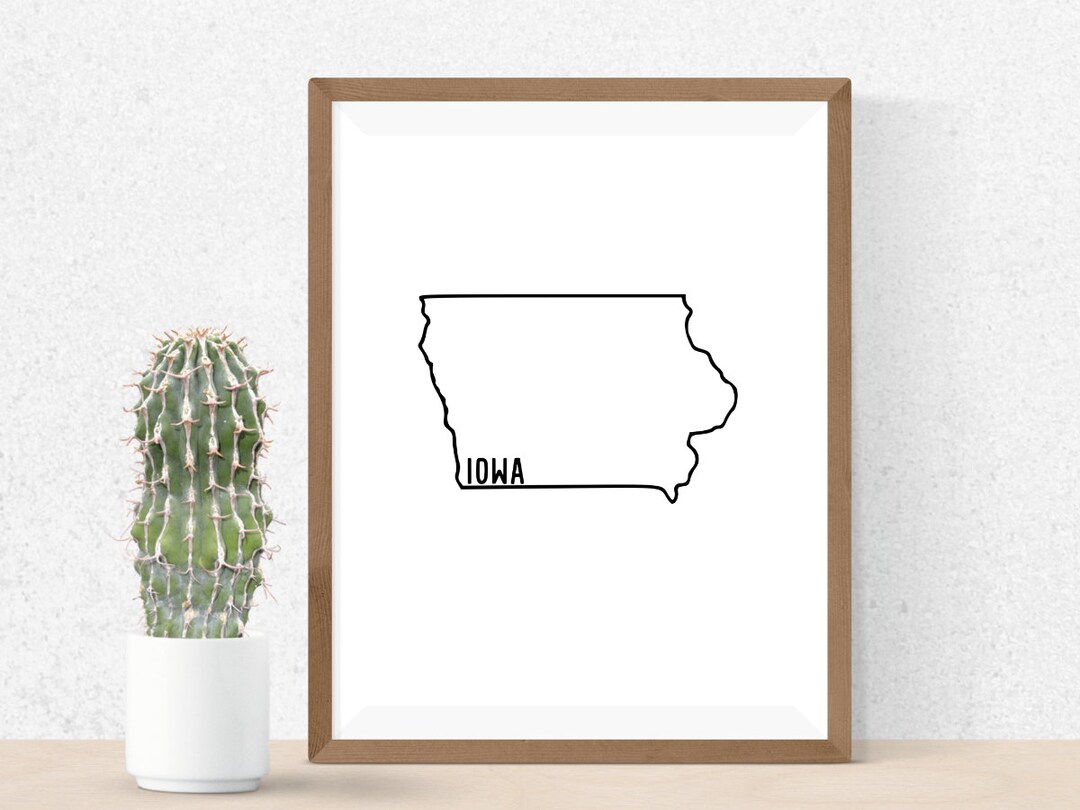Iowa SVG | States SVG | State SVG | State Outline Svg | Iowa Png | Iowa ...