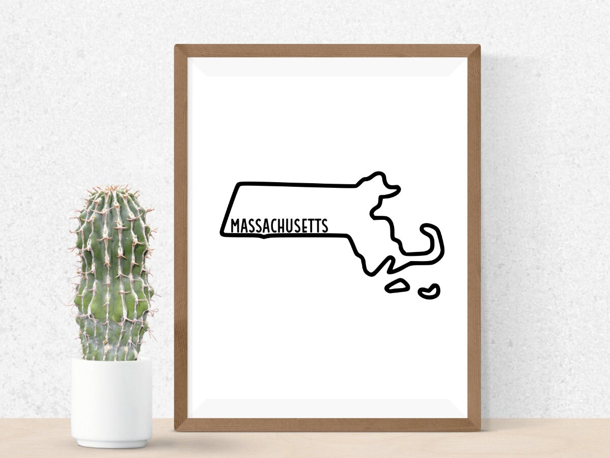 Massachusetts SVG States SVG State SVG State Outline Svg Massachusetts ...