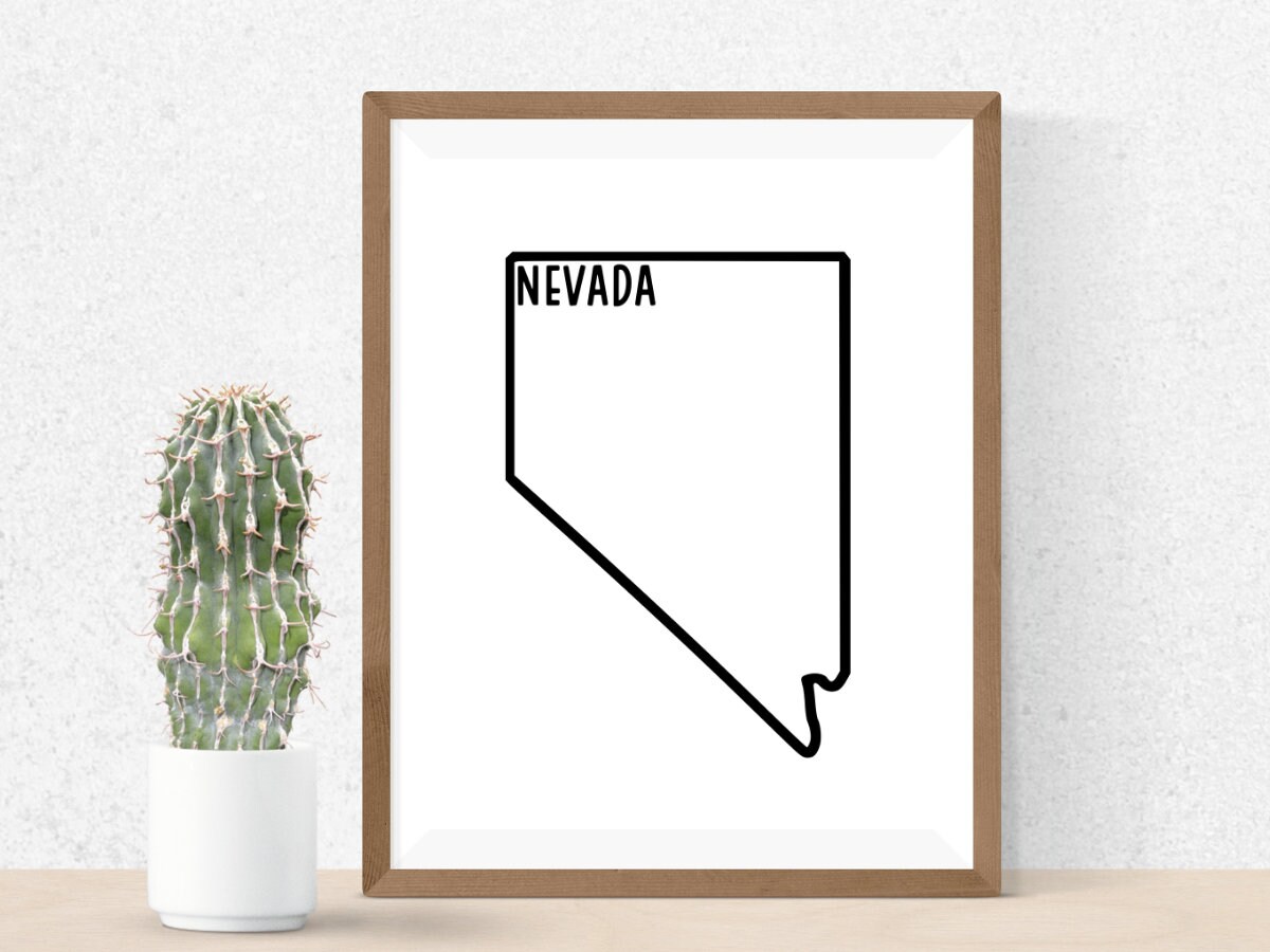 Nevada SVG States SVG State SVG State Outline Svg Nevada Png Nevada Svg ...