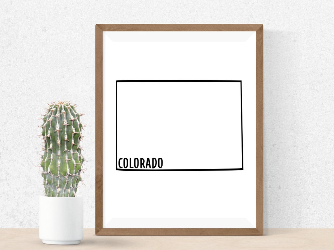 Colorado SVG | States SVG | State SVG | State Outline Svg | Colorado ...