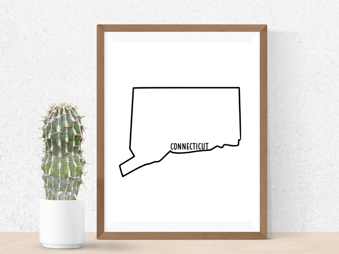 Connecticut SVG | States SVG | State SVG | State Outline Svg ...