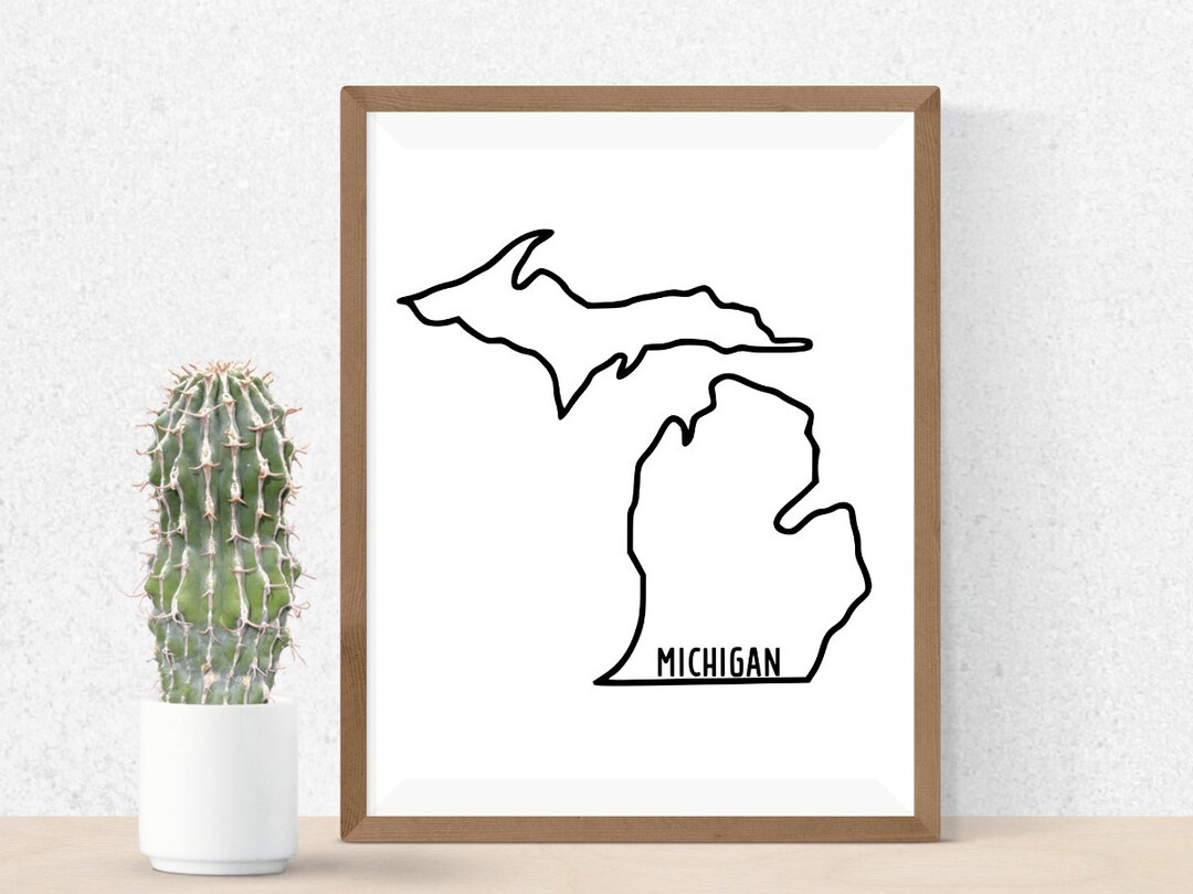Michigan SVG | States SVG | State SVG | State Outline Svg | Michigan ...