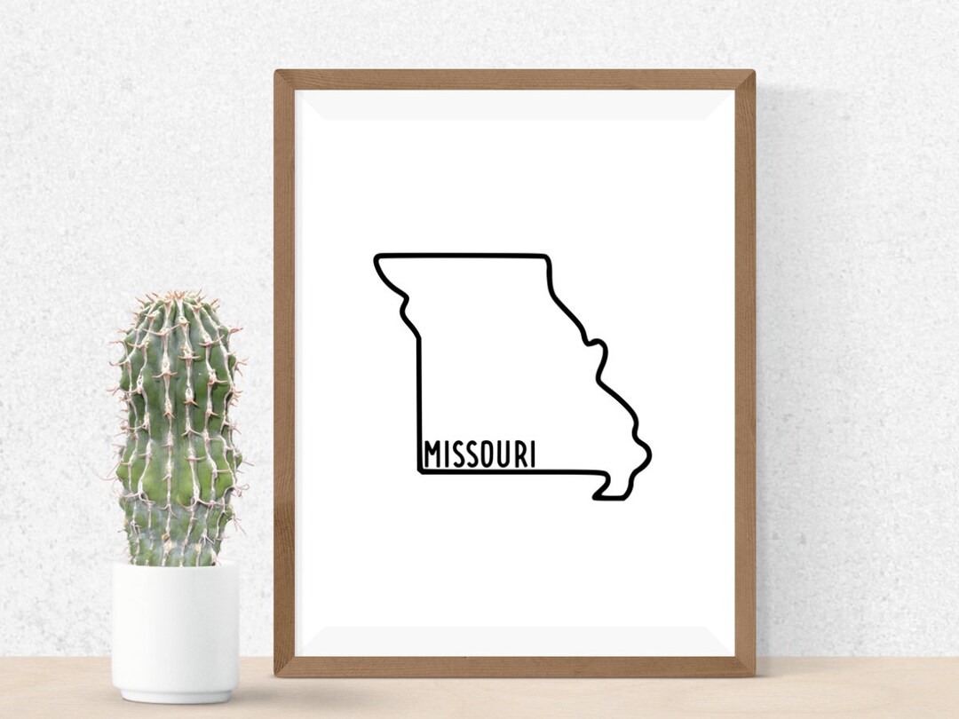 Missouri SVG | States SVG | State SVG | State Outline Svg | Missouri ...