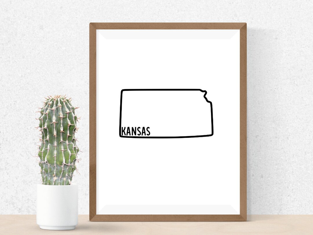 Kansas SVG | States SVG | State SVG | State Outline Svg | Kansas Png ...