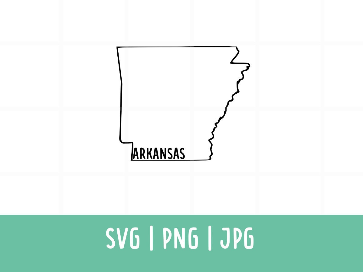 Arkansas SVG States SVG State SVG State Outline Svg Arkansas Png ...