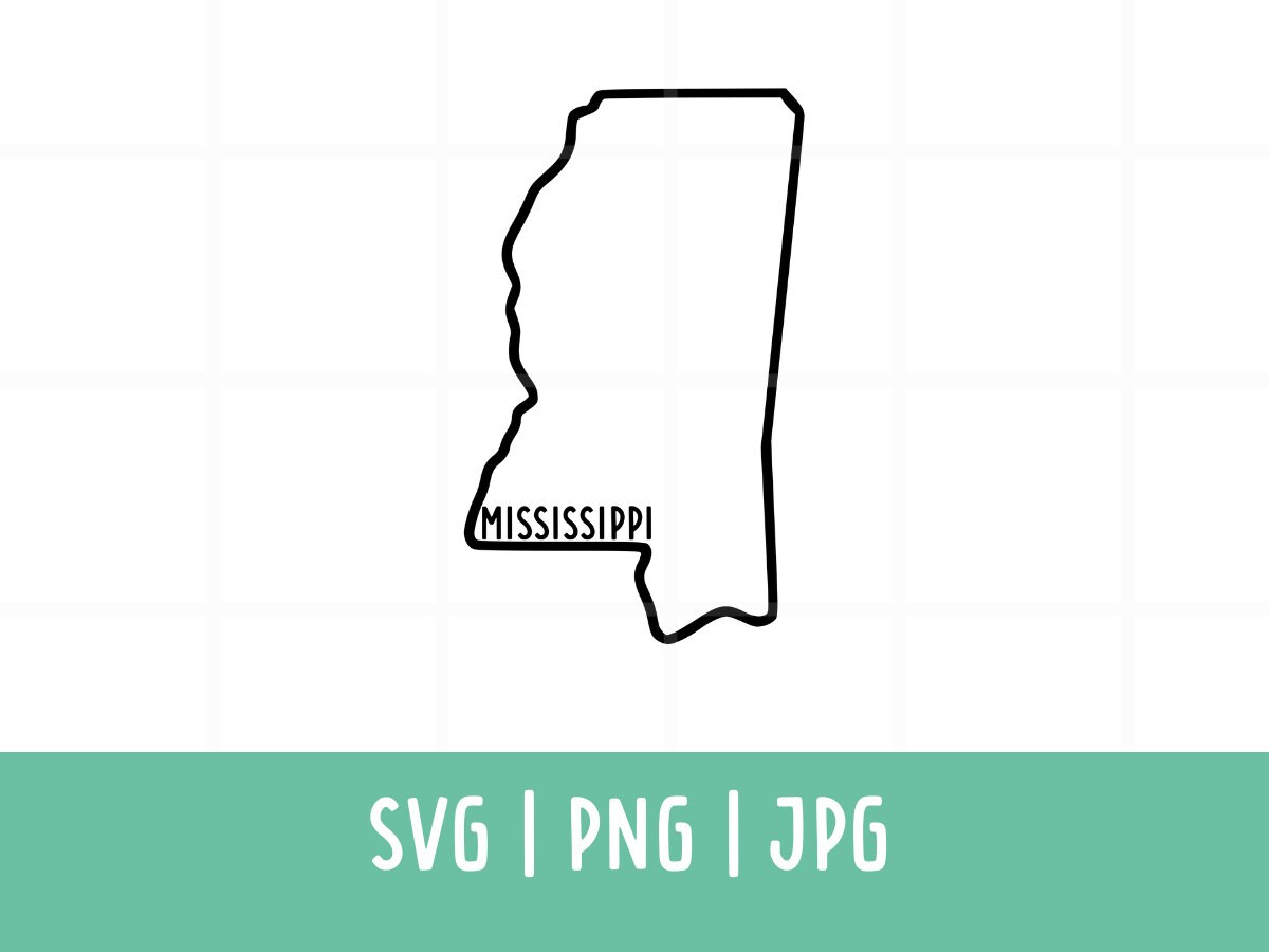 Mississippi SVG | States SVG | State SVG | State Outline Svg ...