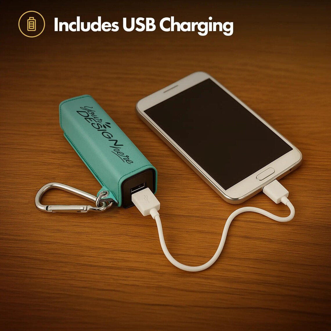 Custom Engraved Power Bank Keychain – Portable Charger With Logo, USB ...