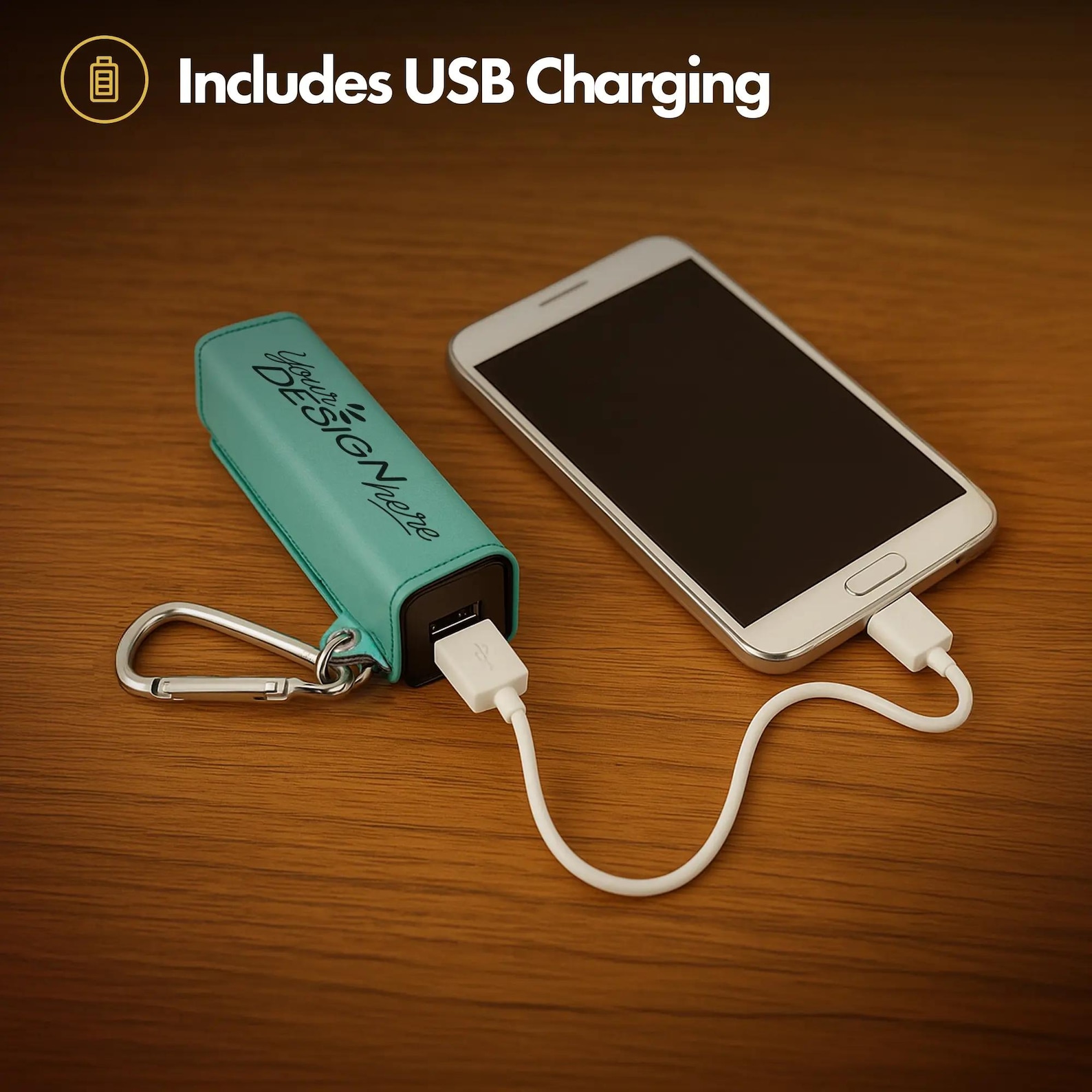 Custom Engraved Power Bank Keychain – Portable Charger With Logo, USB ...