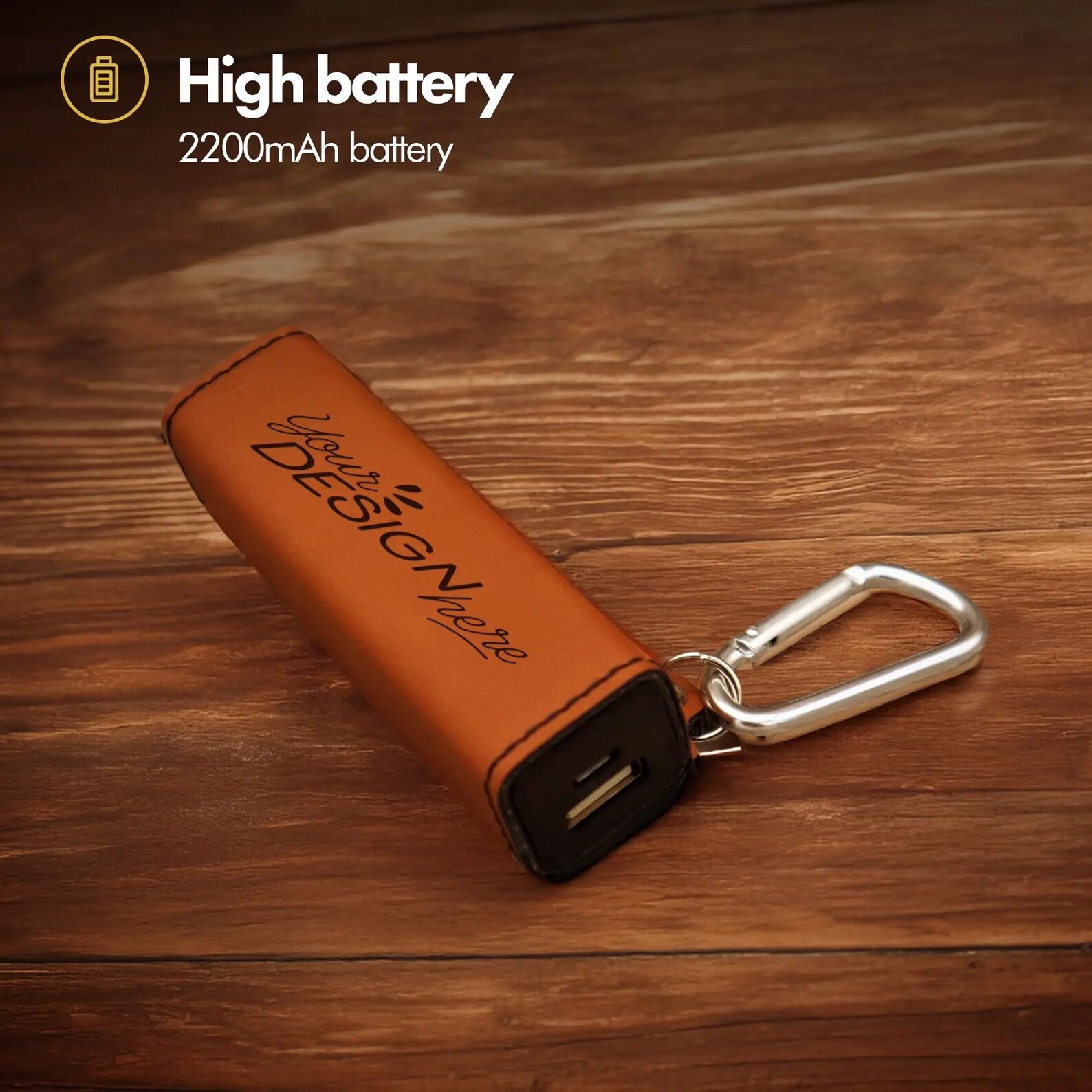 Custom Engraved Power Bank Keychain – Portable Charger With Logo, USB ...