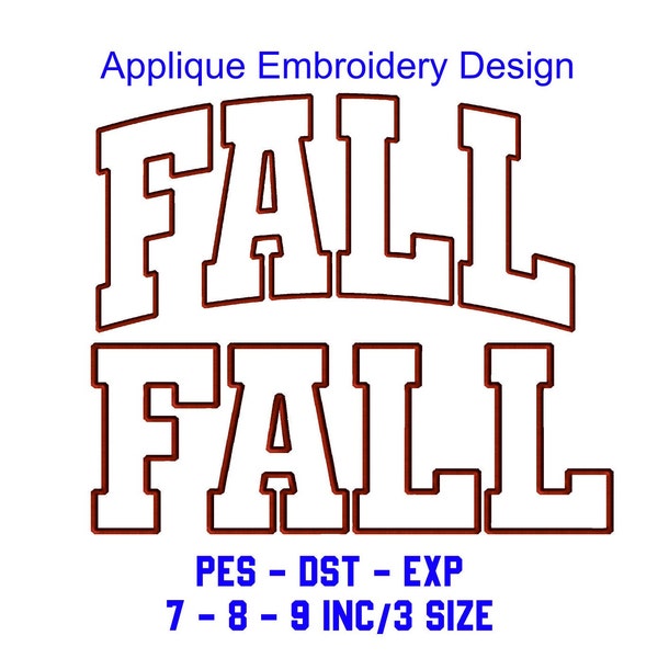 Fall Appliques - Etsy