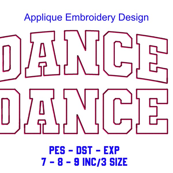 Dance Applique - Etsy
