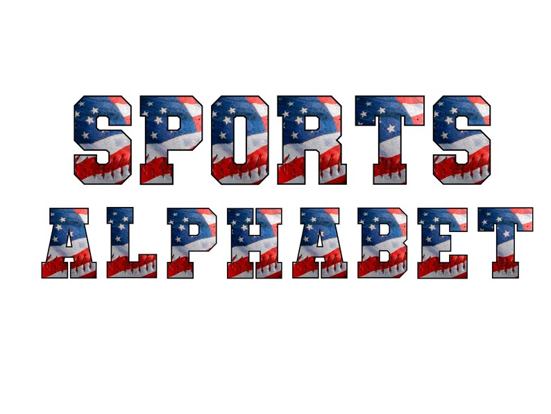 Baseball Numbers and Uppercase Letters, Baseball Png Alphabet Set ...