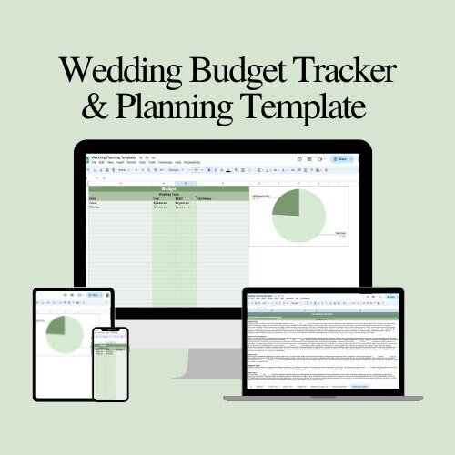 Wedding Budget Tracker & Planning Template - Etsy