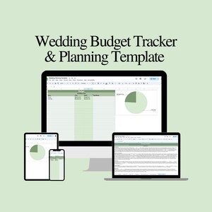 Wedding Budget Tracker & Planning Template - Etsy