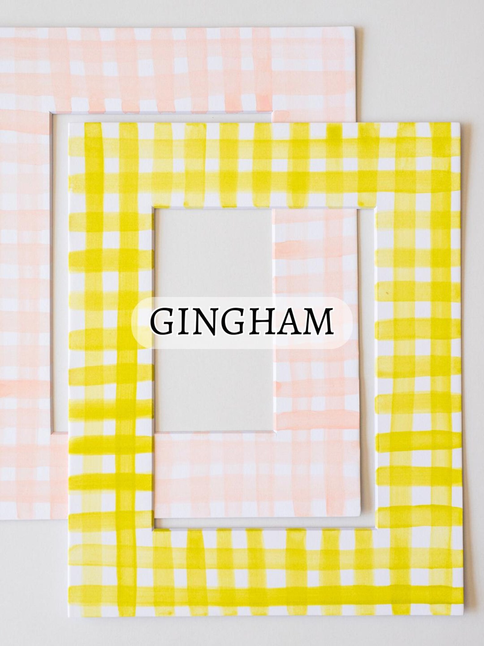 Custom Hand-painted 5x7 Mat for 4x6 Photo - Etsy