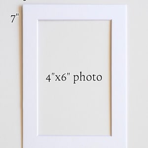 Custom Hand-painted 5x7 Mat for 4x6 Photo - Etsy