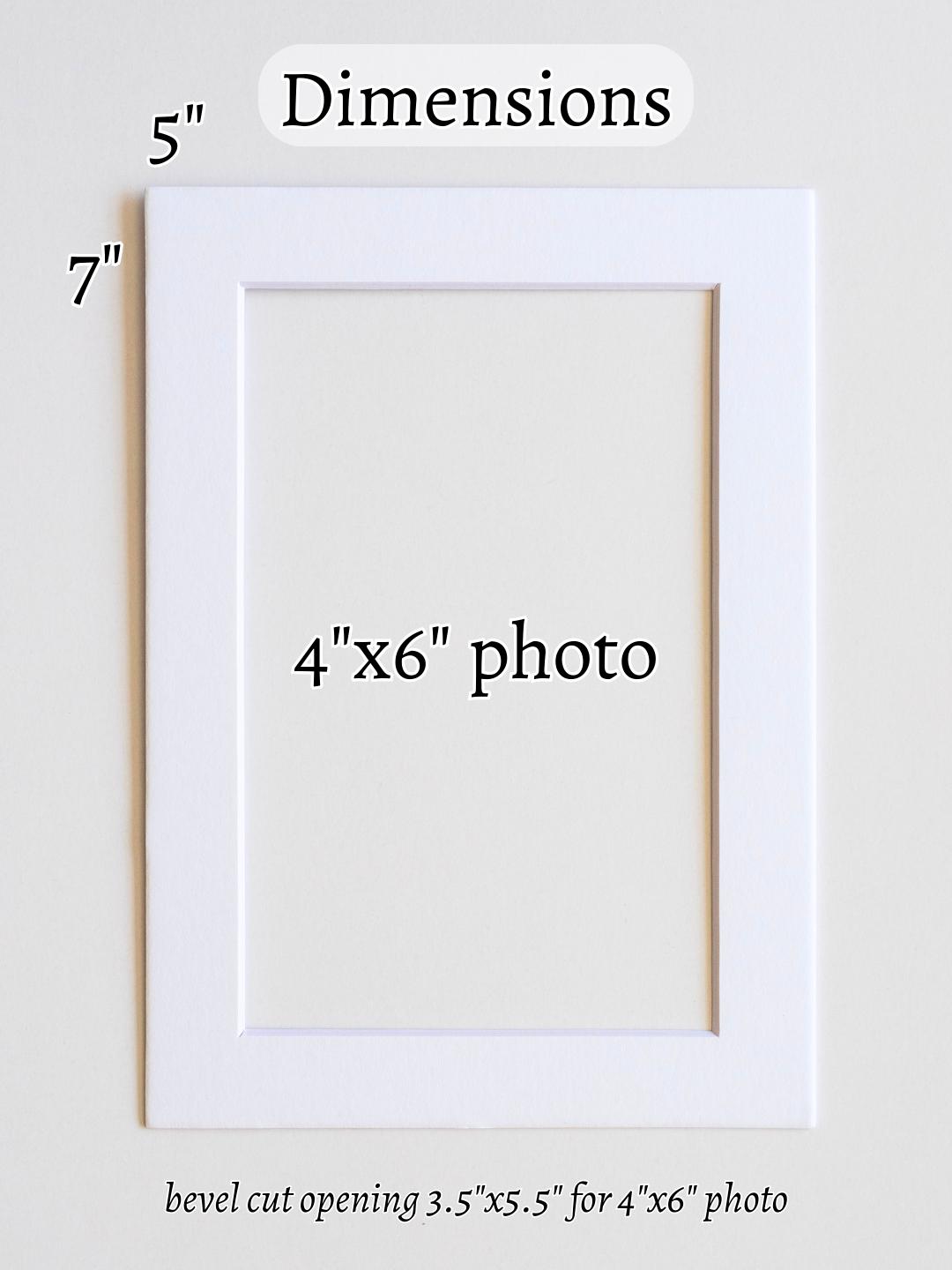 Custom Hand-painted 5x7 Mat for 4x6 Photo - Etsy