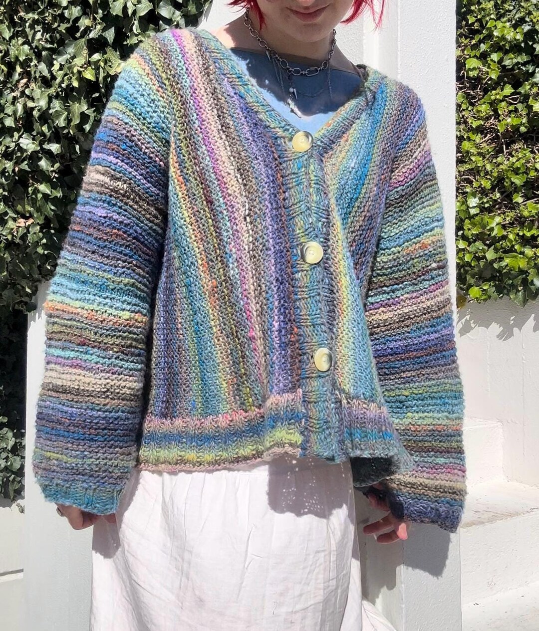 Wavy Cardi Digital Knit Pattern - Etsy