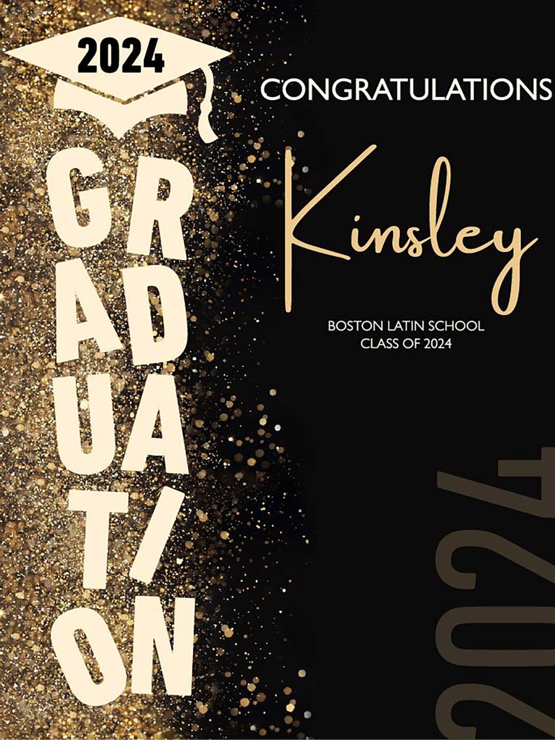 Graduation Backdrop 2024, Graduation Photo Backdrop, High School ...